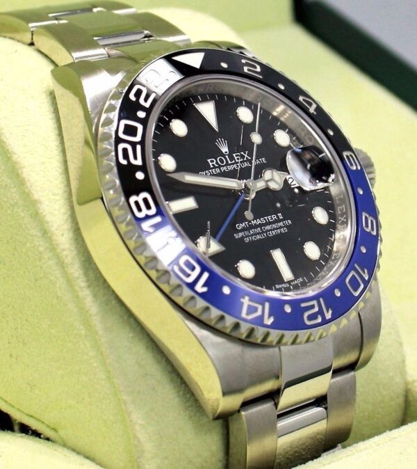 Meilleure Réplique Rolex Gmt-master Ii 116710 Blnr Batman Lunette En ...